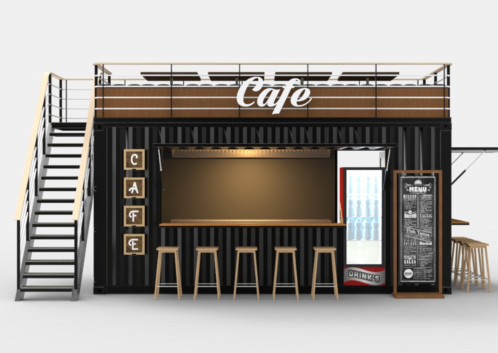 Container bar - Bar container - Bar con contenedores marítimos